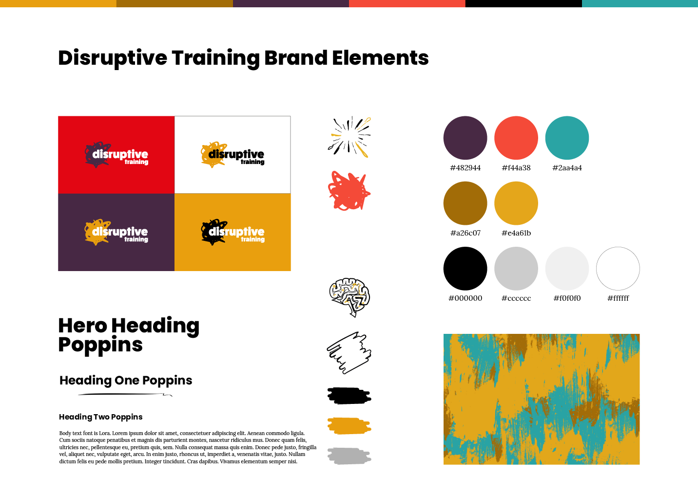 Disruptive Branding, Slides and Website - Parasola Web Design Brighton